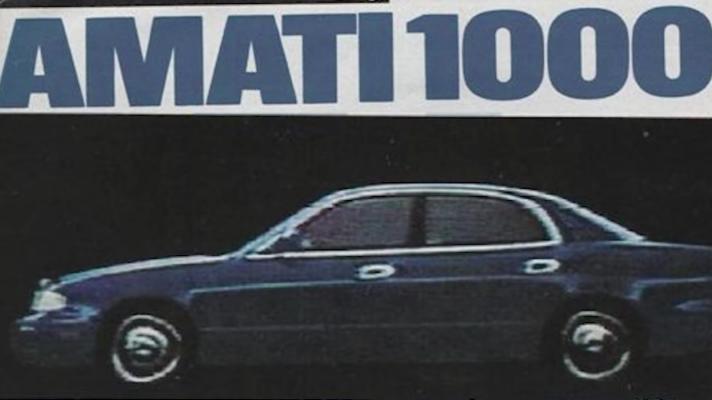 Mazda chciała stworzyć limuzynę z najwyższej półki. Amati 1000 to ...